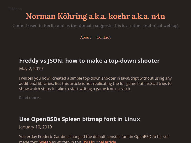 Created with WriteFreely